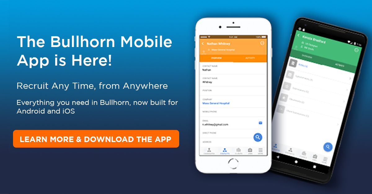 Mobile Recruiting App | Bullhorn