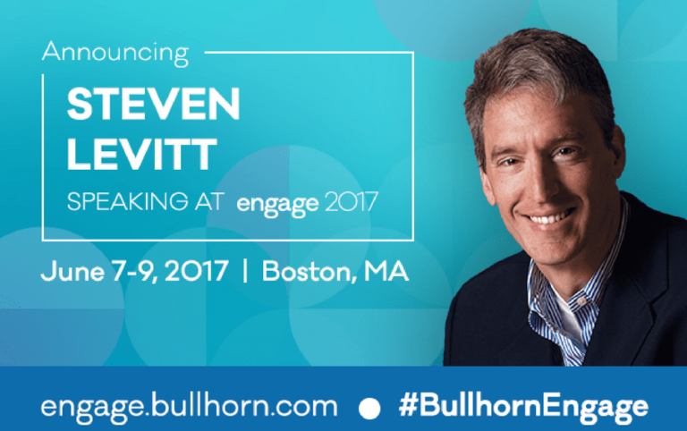 Steven Levitt to Speak at Engage 2017 | Bullhorn