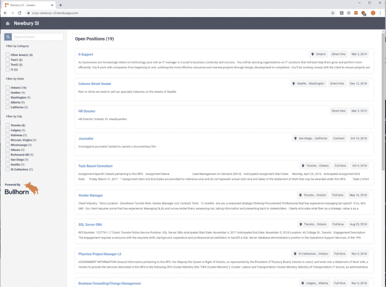 Upgrade Your Bullhorn Open Source Career Portal | Bullhorn