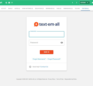 Introducing Text-Em-All’s New Integration With Bullhorn | Bullhorn