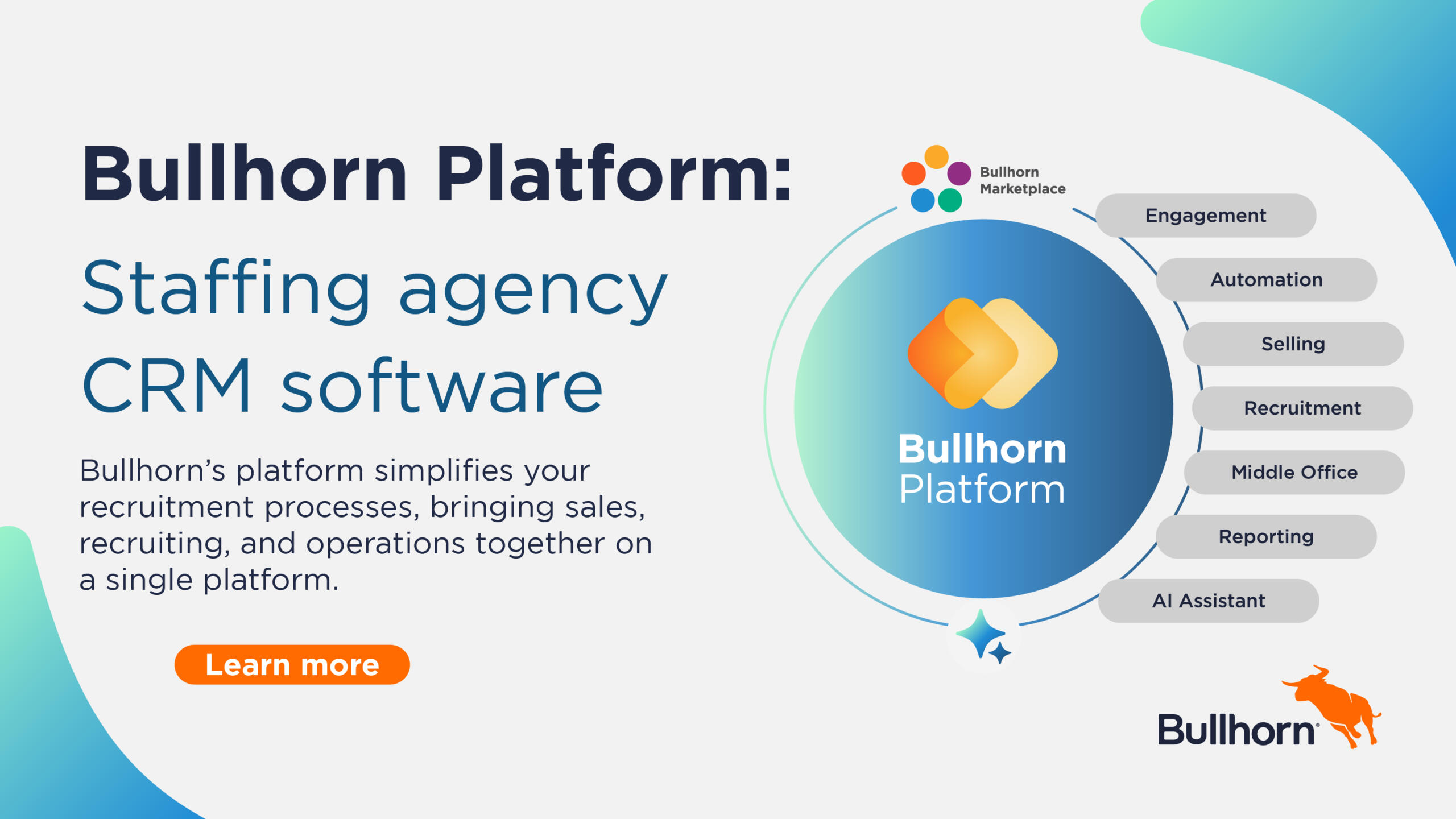 Staffing agency CRM software platform | Bullhorn